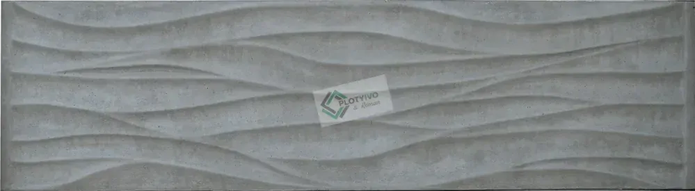Betonový panel - Dekor vlna